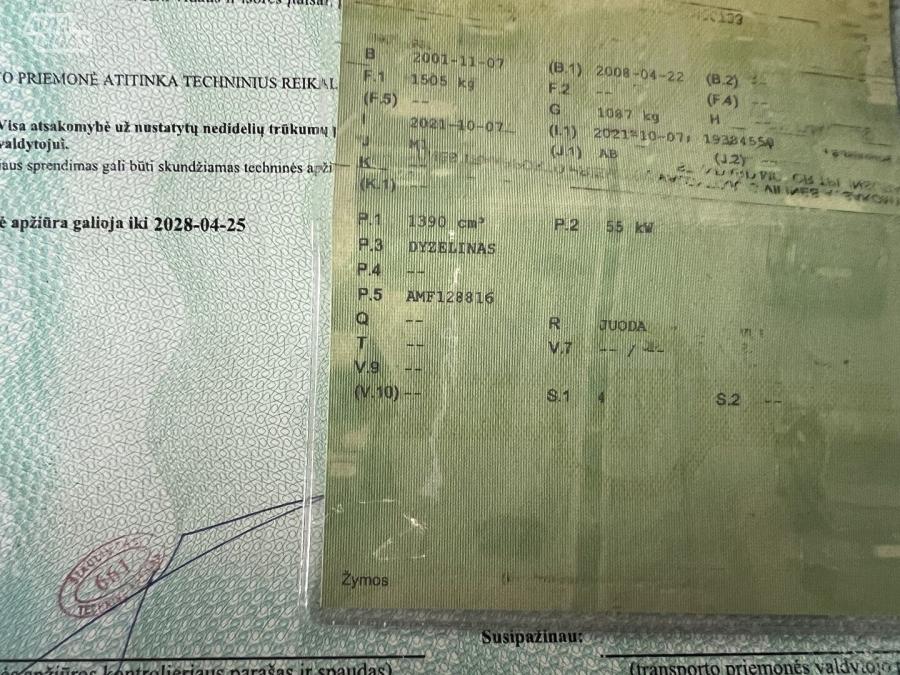 Синий Ауди А2 2001 в Шяуляй, объемом двигателя 1.40 л и пробегом 0 тыс. км за 1199 €, фото 21 на AUTOMOTO.COM.LV