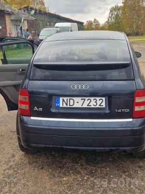Blue Audi A2 2001 in Aizkraukle, with an engine capacity of 1.40 L and mileage of 342 thousand km for 1850 €, photo 5 on AUTOMOTO.COM.LV