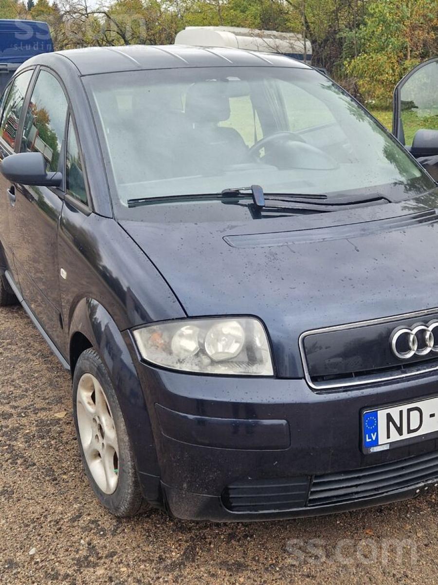 Blue Audi A2 2001 in Aizkraukle, with an engine capacity of 1.40 L and mileage of 342 thousand km for 1850 €, photo 7 on AUTOMOTO.COM.LV