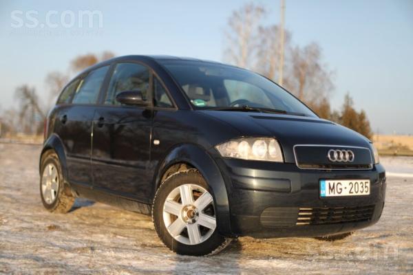 Blue Audi A2 2002 in Daugavpils, with an engine capacity of 1.60 L and mileage of 260 thousand km for 3100 €, photo 3 on AUTOMOTO.COM.LV