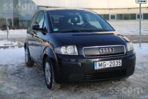 Blue Audi A2 2002 in Daugavpils, with an engine capacity of 1.60 L and mileage of 260 thousand km for 3100 €, photo 6 on AUTOMOTO.COM.LV