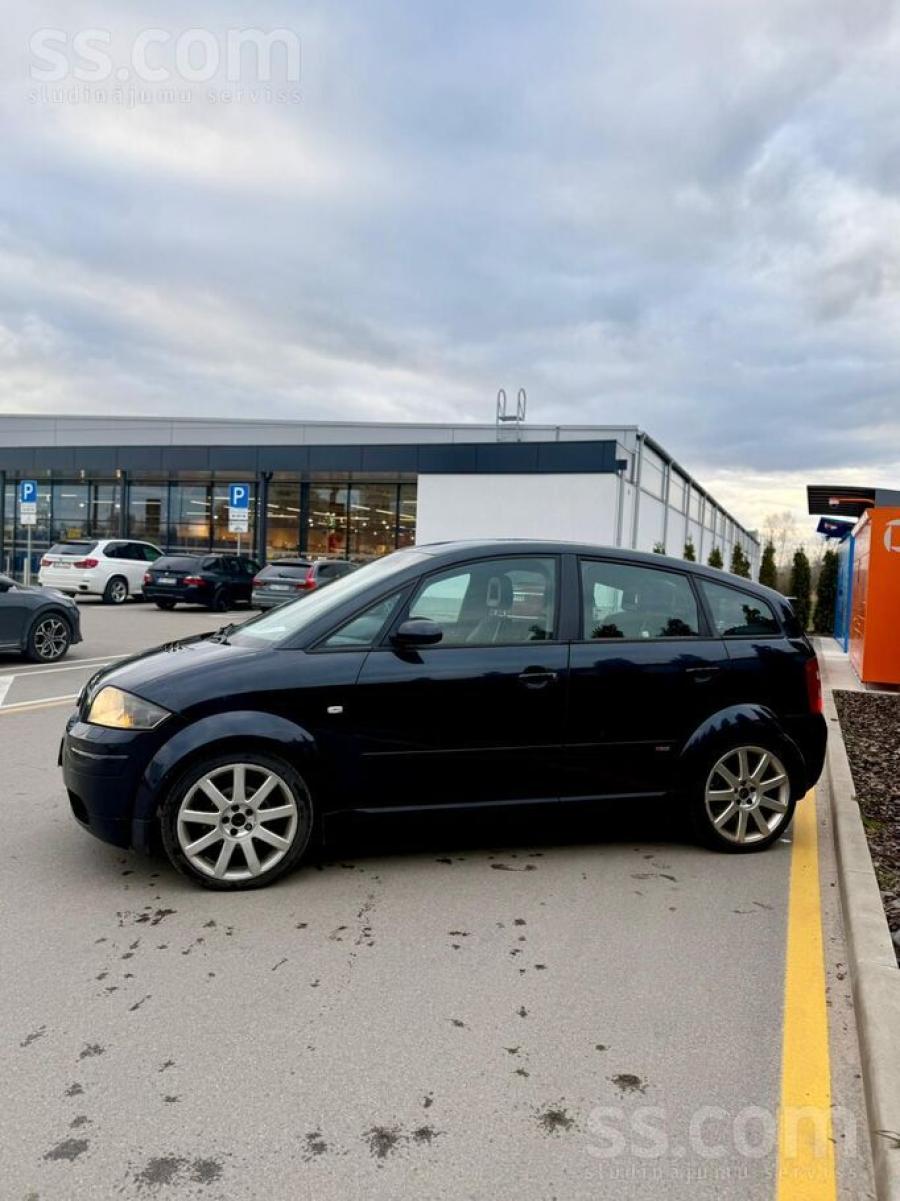 Blue Audi A2 2002 in Daugavpils, with an engine capacity of 1.60 L and mileage of 268 thousand km for 2750 €, photo 5 on AUTOMOTO.COM.LV
