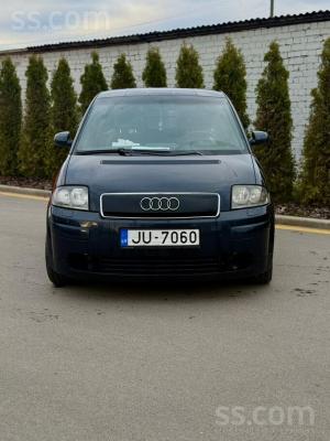 Blue Audi A2 2002 in Daugavpils, with an engine capacity of 1.60 L and mileage of 268 thousand km for 2750 €, photo 6 on AUTOMOTO.COM.LV