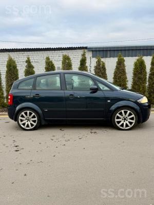 Blue Audi A2 2002 in Daugavpils, with an engine capacity of 1.60 L and mileage of 268 thousand km for 2750 €, photo 9 on AUTOMOTO.COM.LV