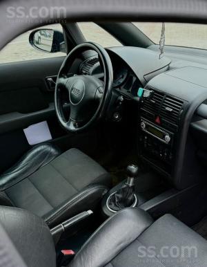 Blue Audi A2 2002 in Daugavpils, with an engine capacity of 1.60 L and mileage of 268 thousand km for 2750 €, photo 13 on AUTOMOTO.COM.LV