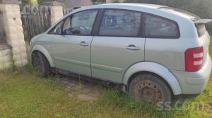 Blue Audi A2 2002 in Ogre, with an engine capacity of 1.40 L and mileage of 188 thousand km for 800 €, photo 3 on AUTOMOTO.COM.LV