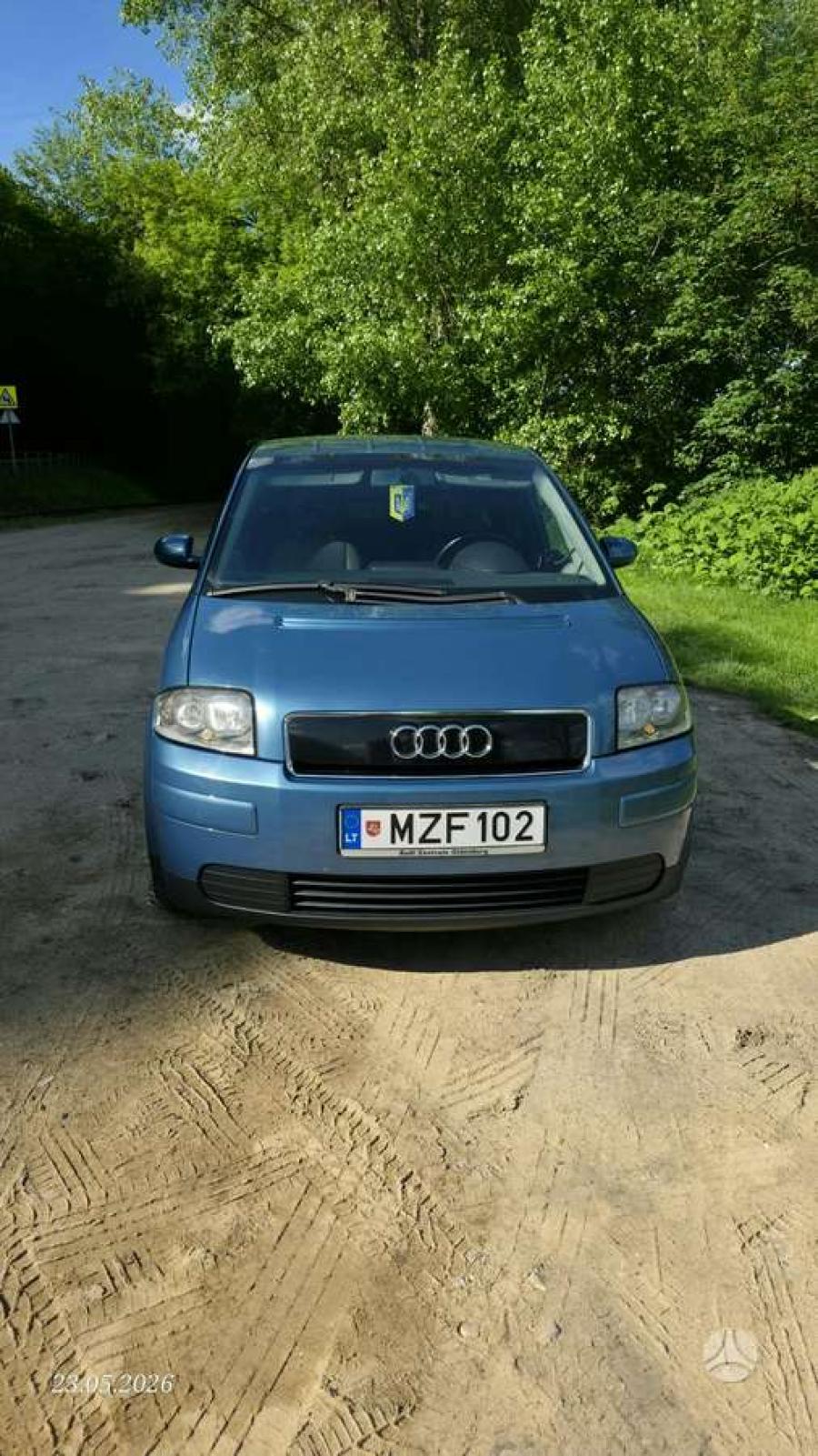 Zils Audi A2 2002 Kauņa, ar dzinēja tilpumu 1.39 L un nobraukumu 275 tūkst. km par 1600 €, foto 12 vietnē AUTOMOTO.COM.LV