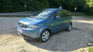 Zils Audi A2 2002 Kauņa, ar dzinēja tilpumu 1.39 L un nobraukumu 275 tūkst. km par 1600 €, foto 13 vietnē AUTOMOTO.COM.LV