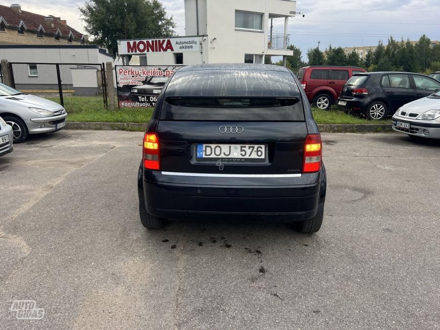 Zils Audi A2 2002 Šauļi, ar dzinēja tilpumu 1.40 L un nobraukumu 0 tūkst. km par 999 €, foto 6 vietnē AUTOMOTO.COM.LV