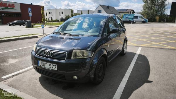 Ауди А2 2002 в Вильнюс на AUTOMOTO.COM.LV Синий Ауди А2 2002 в Вильнюс, объемом двигателя 1.40 л и пробегом 313 тыс. км за 700 €, фото 7 на AUTOMOTO.COM.LV