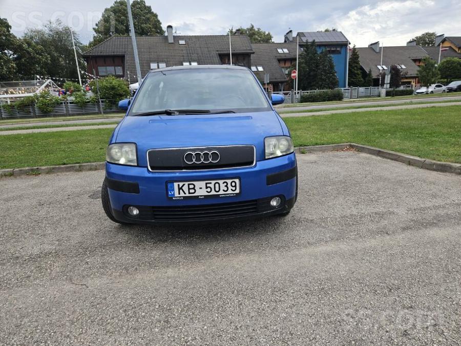 Zils Audi A2 2003 Rīga, ar dzinēja tilpumu 1.40 L un nobraukumu 234 tūkst. km par 1300 €, foto 7 vietnē AUTOMOTO.COM.LV
