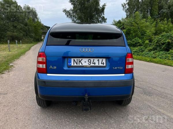 Zils Audi A2 2004 Rīga, ar dzinēja tilpumu 1.40 L un nobraukumu 0 tūkst. km par 1990 €, foto 5 vietnē AUTOMOTO.COM.LV