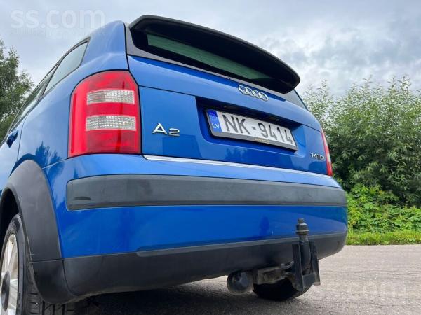 Zils Audi A2 2004 Rīga, ar dzinēja tilpumu 1.40 L un nobraukumu 0 tūkst. km par 1990 €, foto 7 vietnē AUTOMOTO.COM.LV