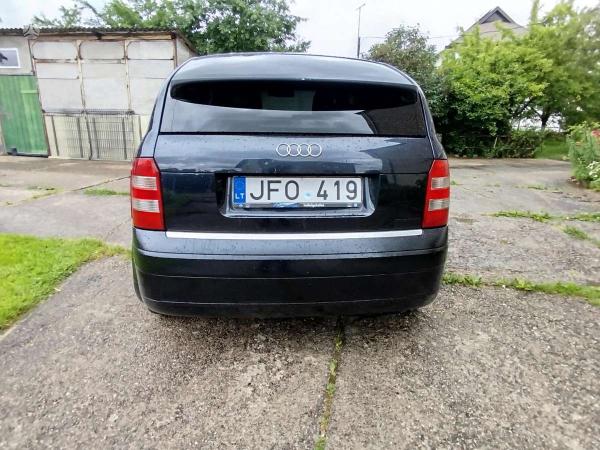 Blue Audi A2 2004 in Kaunas, with an engine capacity of 1.19 L and mileage of 334 thousand km for 2250 €, photo 4 on AUTOMOTO.COM.LV
