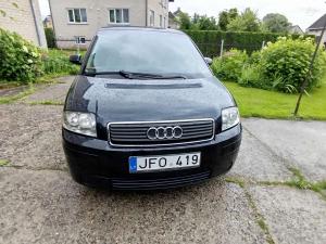 Blue Audi A2 2004 in Kaunas, with an engine capacity of 1.19 L and mileage of 334 thousand km for 2250 €, photo 10 on AUTOMOTO.COM.LV