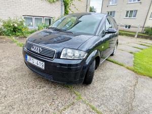 Blue Audi A2 2004 in Kaunas, with an engine capacity of 1.19 L and mileage of 334 thousand km for 2250 €, photo 11 on AUTOMOTO.COM.LV