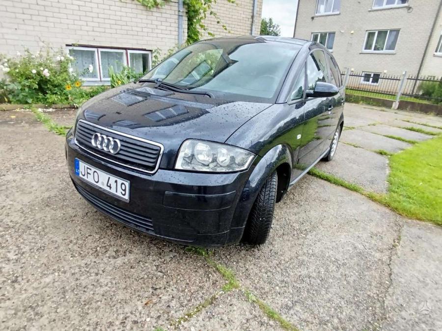 Blue Audi A2 2004 in Kaunas, with an engine capacity of 1.19 L and mileage of 334 thousand km for 2250 €, photo 11 on AUTOMOTO.COM.LV