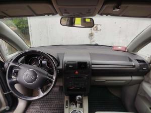 Blue Audi A2 2004 in Kaunas, with an engine capacity of 1.19 L and mileage of 334 thousand km for 2250 €, photo 18 on AUTOMOTO.COM.LV