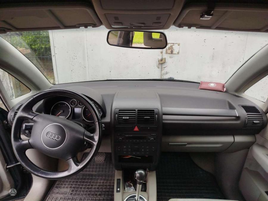 Blue Audi A2 2004 in Kaunas, with an engine capacity of 1.19 L and mileage of 334 thousand km for 2250 €, photo 18 on AUTOMOTO.COM.LV