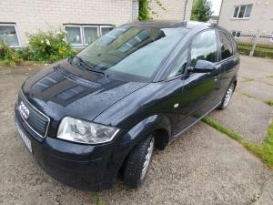 Blue Audi A2 2004 in Kaunas, with an engine capacity of 1.19 L and mileage of 334 thousand km for 2250 €, photo 29 on AUTOMOTO.COM.LV