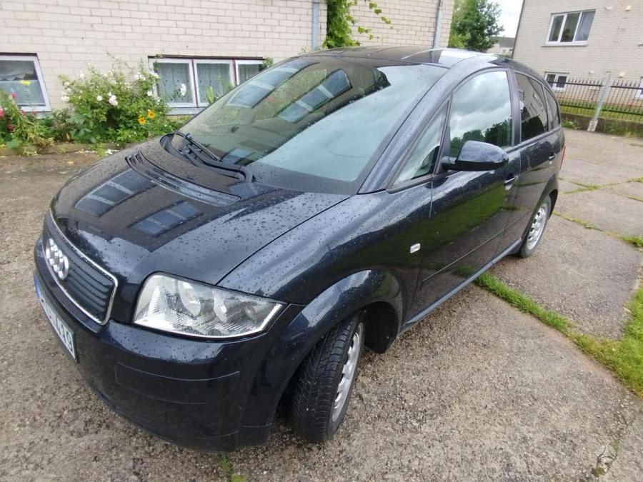 Blue Audi A2 2004 in Kaunas, with an engine capacity of 1.19 L and mileage of 334 thousand km for 2250 €, photo 29 on AUTOMOTO.COM.LV
