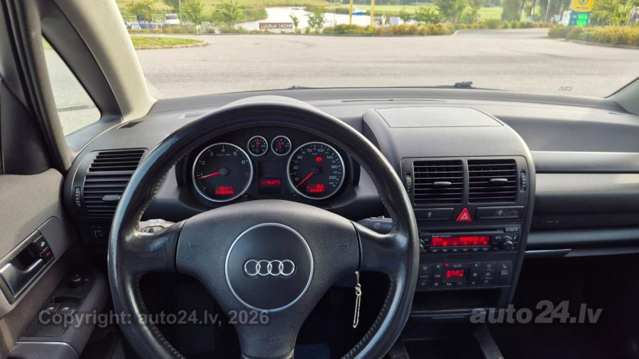 Zils Audi A2 2004 Tartu, ar dzinēja tilpumu 1.60 L un nobraukumu 264 tūkst. km par 4900 €, foto 14 vietnē AUTOMOTO.COM.LV