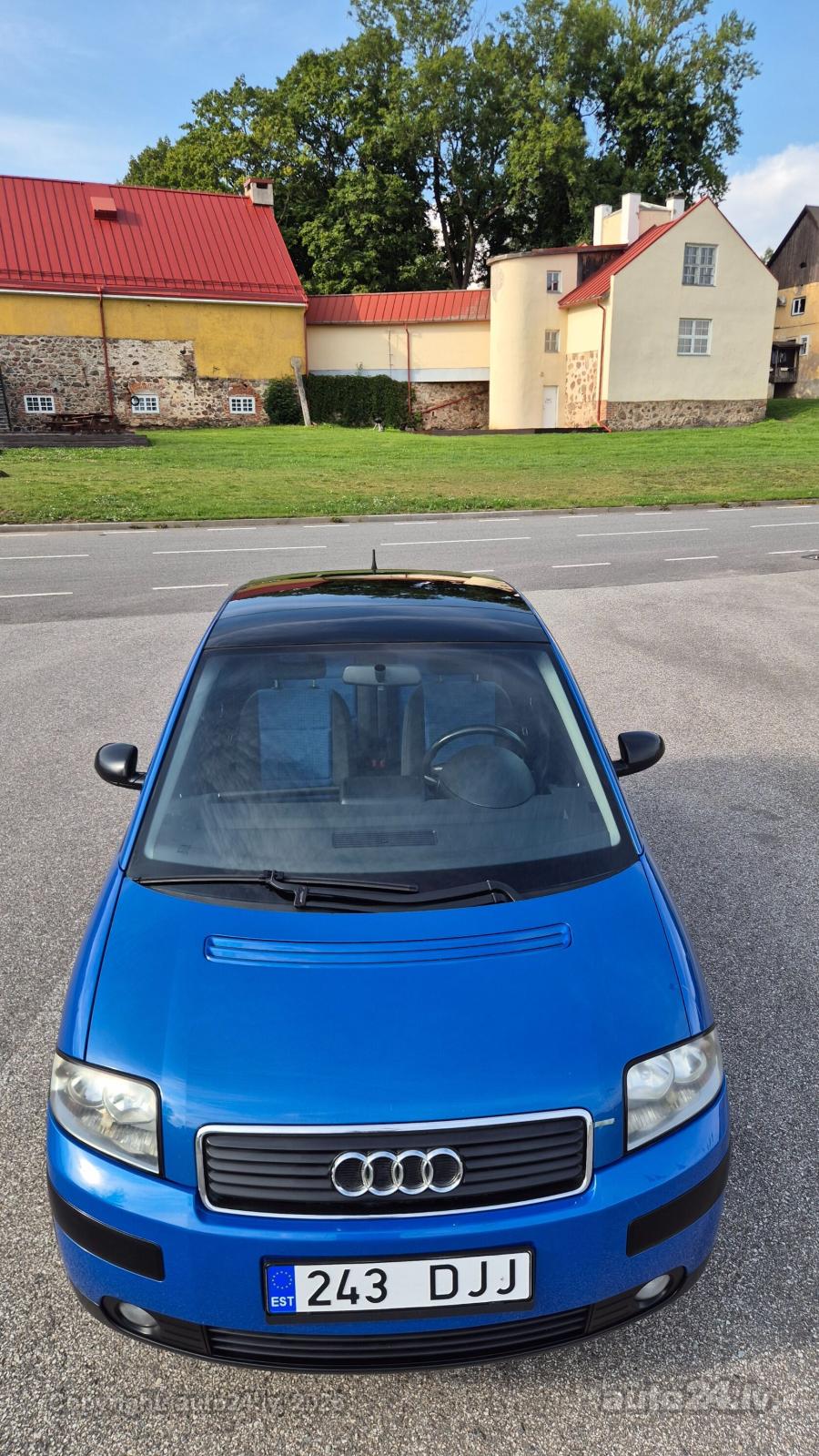 Zils Audi A2 2004 Tartu, ar dzinēja tilpumu 1.60 L un nobraukumu 264 tūkst. km par 4900 €, foto 19 vietnē AUTOMOTO.COM.LV