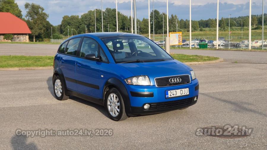 Zils Audi A2 2004 Tartu, ar dzinēja tilpumu 1.60 L un nobraukumu 264 tūkst. km par 4900 €, foto 22 vietnē AUTOMOTO.COM.LV