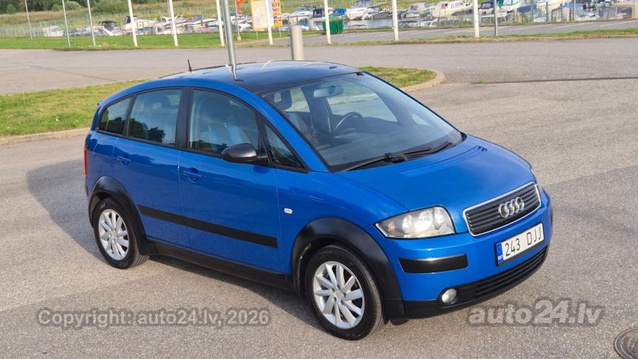 Zils Audi A2 2004 Tartu, ar dzinēja tilpumu 1.60 L un nobraukumu 264 tūkst. km par 4900 €, foto 27 vietnē AUTOMOTO.COM.LV