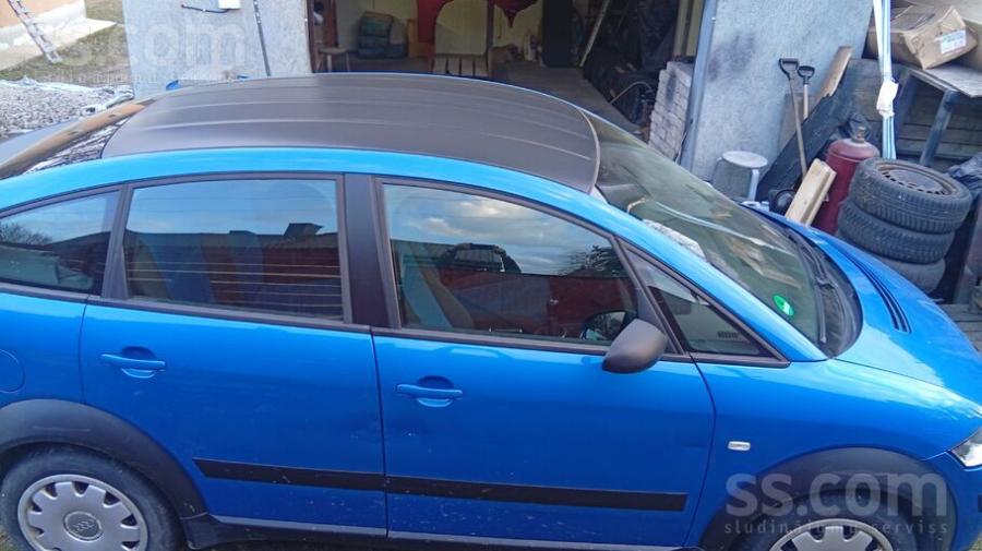 Blue Audi A2 2005 in Riga, with an engine capacity of 1.40 L and mileage of 338 thousand km for 5000 €, photo 4 on AUTOMOTO.COM.LV