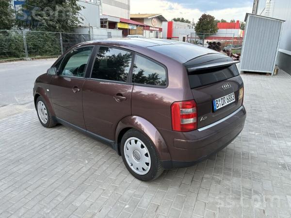 Brūns Audi A2 2003 Rīga, ar dzinēja tilpumu 1.40 L un nobraukumu 265 tūkst. km par 2650 €, foto 5 vietnē AUTOMOTO.COM.LV