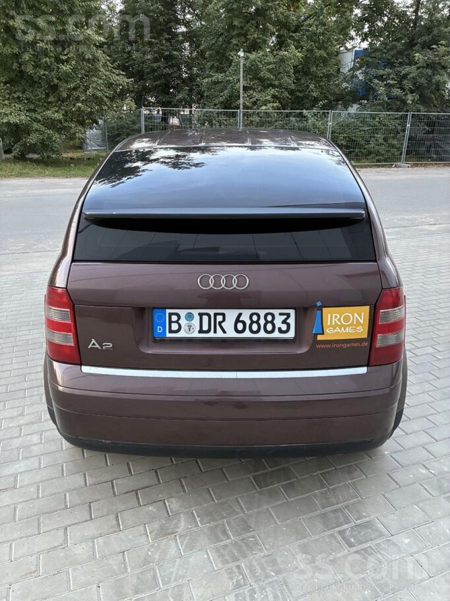 Brūns Audi A2 2003 Rīga, ar dzinēja tilpumu 1.40 L un nobraukumu 265 tūkst. km par 2650 €, foto 7 vietnē AUTOMOTO.COM.LV