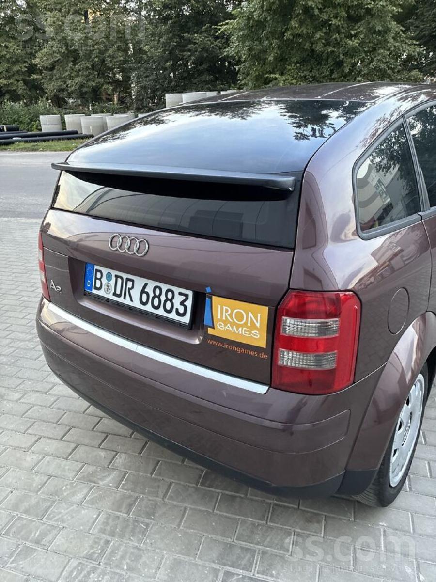 Brūns Audi A2 2003 Rīga, ar dzinēja tilpumu 1.40 L un nobraukumu 265 tūkst. km par 2650 €, foto 8 vietnē AUTOMOTO.COM.LV