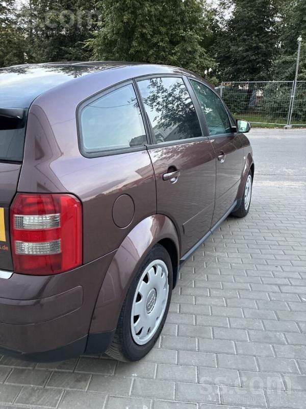 Brūns Audi A2 2003 Rīga, ar dzinēja tilpumu 1.40 L un nobraukumu 265 tūkst. km par 2650 €, foto 10 vietnē AUTOMOTO.COM.LV