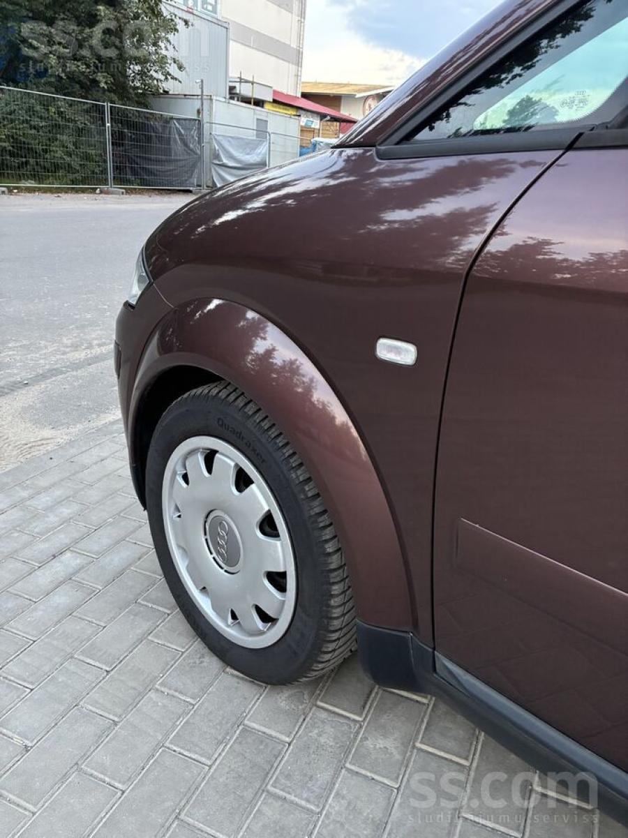 Brūns Audi A2 2003 Rīga, ar dzinēja tilpumu 1.40 L un nobraukumu 265 tūkst. km par 2650 €, foto 13 vietnē AUTOMOTO.COM.LV