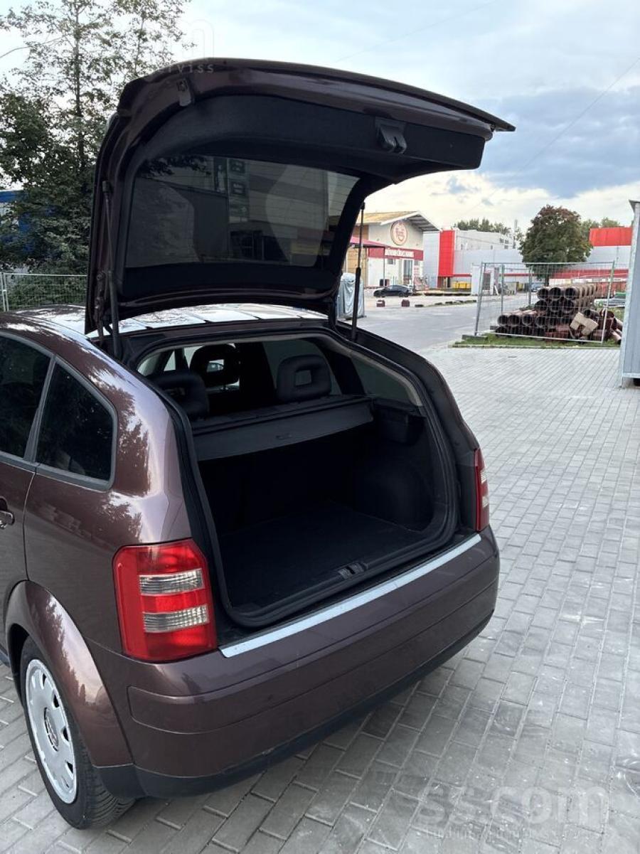 Brūns Audi A2 2003 Rīga, ar dzinēja tilpumu 1.40 L un nobraukumu 265 tūkst. km par 2650 €, foto 21 vietnē AUTOMOTO.COM.LV