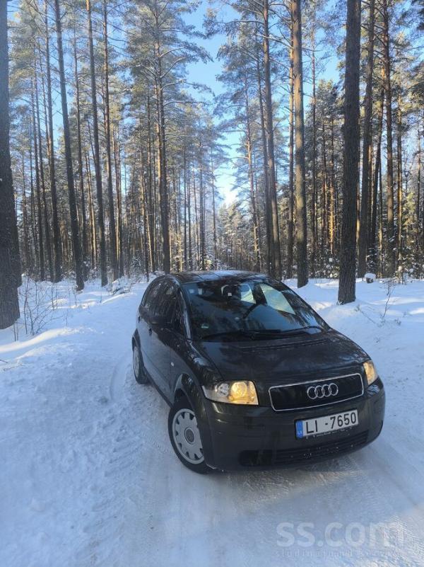 Zaļš Audi A2 2001 Rēzekne, ar dzinēja tilpumu 1.40 L un nobraukumu 231 tūkst. km par 2300 €, foto 1 vietnē AUTOMOTO.COM.LV