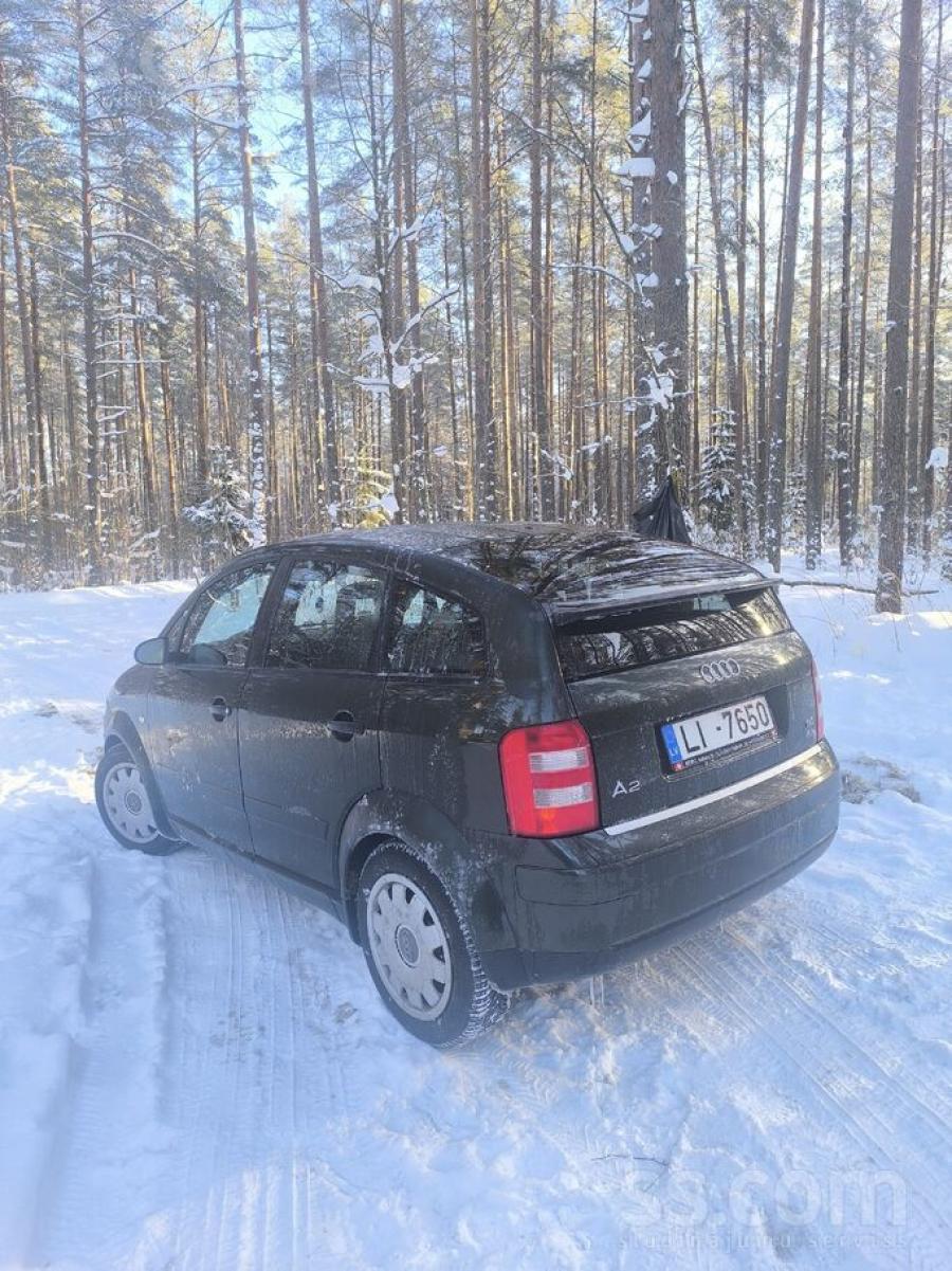 Green Audi A2 2001 in Rezekne, with an engine capacity of 1.40 L and mileage of 231 thousand km for 2300 €, photo 13 on AUTOMOTO.COM.LV