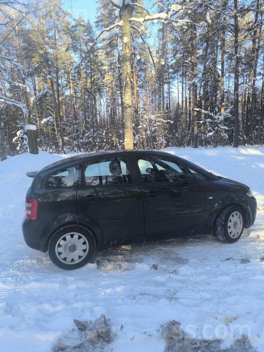 Green Audi A2 2001 in Rezekne, with an engine capacity of 1.40 L and mileage of 231 thousand km for 2300 €, photo 14 on AUTOMOTO.COM.LV