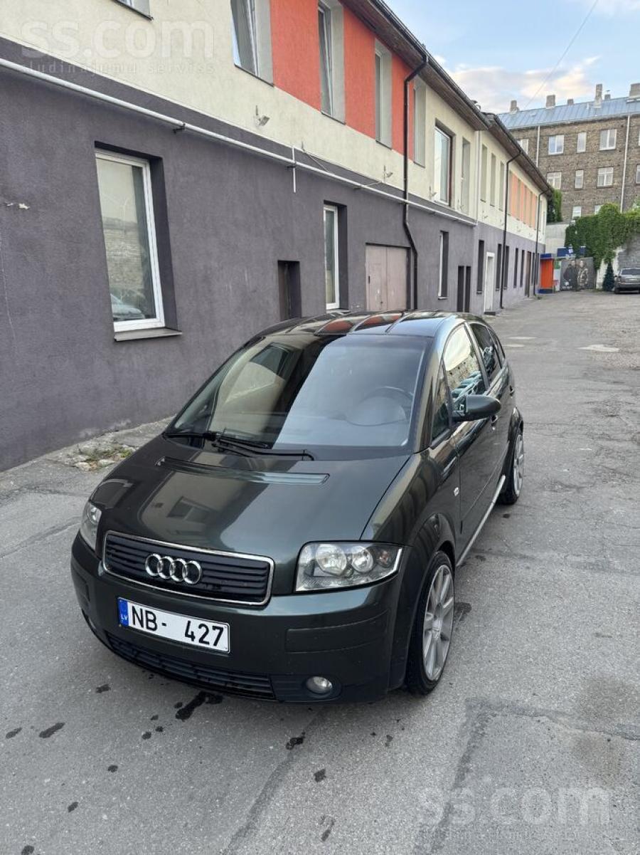 Zaļš Audi A2 2001 Rīga, ar dzinēja tilpumu 1.40 L un nobraukumu 377 tūkst. km par 2550 €, foto 1 vietnē AUTOMOTO.COM.LV