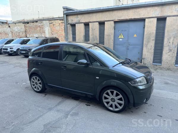 Green Audi A2 2001 in Riga, with an engine capacity of 1.40 L and mileage of 377 thousand km for 2550 €, photo 3 on AUTOMOTO.COM.LV