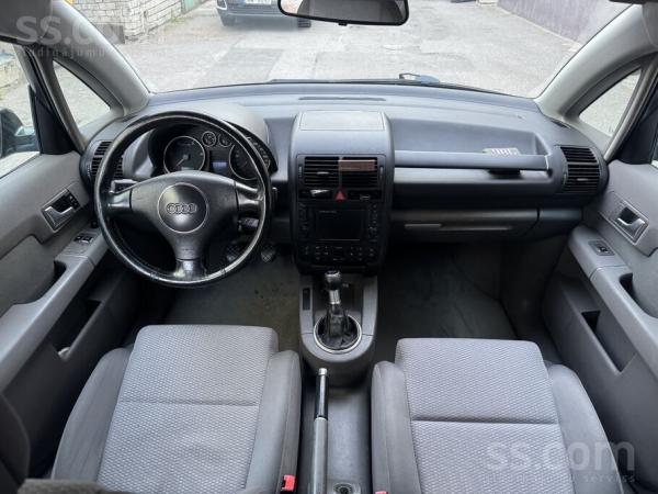 Green Audi A2 2001 in Riga, with an engine capacity of 1.40 L and mileage of 377 thousand km for 2550 €, photo 7 on AUTOMOTO.COM.LV