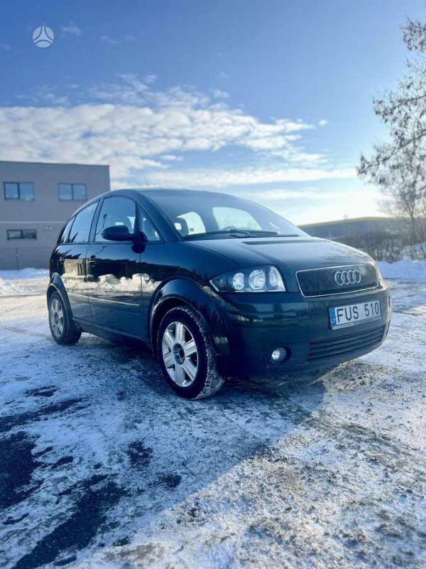 Green Audi A2 2003 in Kaunas, with an engine capacity of 1.60 L and mileage of 331 thousand km for 1499 €, photo 3 on AUTOMOTO.COM.LV