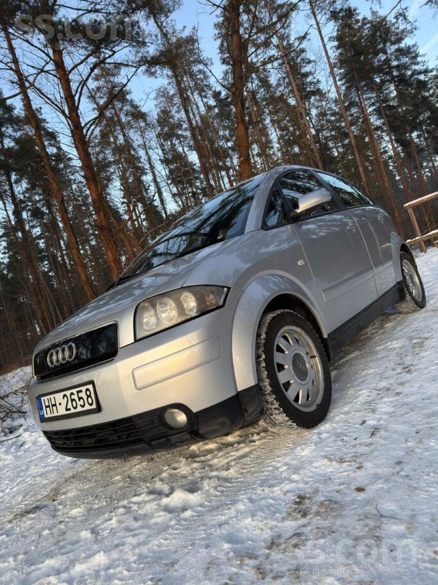 Pelēks Audi A2 2000 Rīga, ar dzinēja tilpumu 1.40 L un nobraukumu 191 tūkst. km par 2450 €, foto 2 vietnē AUTOMOTO.COM.LV