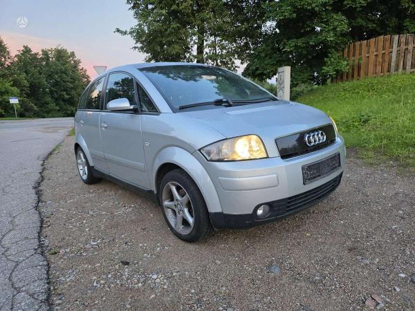 Grey Audi A2 2000 in Utena, with an engine capacity of 1.40 L and mileage of 225 thousand km for 1500 €, photo 3 on AUTOMOTO.COM.LV