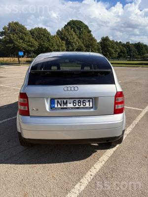 Grey Audi A2 2000 in Riga, with an engine capacity of 1.40 L and mileage of 0 thousand km for 1650 €, photo 10 on AUTOMOTO.COM.LV