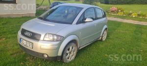 Grey Audi A2 2000 in Riga, with an engine capacity of 1.40 L and mileage of 285 thousand km for 700 €, photo 3 on AUTOMOTO.COM.LV
