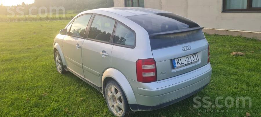 Grey Audi A2 2000 in Riga, with an engine capacity of 1.40 L and mileage of 285 thousand km for 700 €, photo 4 on AUTOMOTO.COM.LV