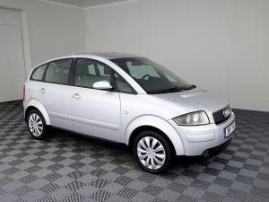 Pelēks Audi A2 2000 Tallina, ar dzinēja tilpumu 1.40 L un nobraukumu 307 tūkst. km par 1199 €, foto  vietnē AUTOMOTO.COM.LV