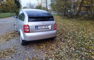 Pelēks Audi A2 2000 Sillamē, ar dzinēja tilpumu 1.40 L un nobraukumu 170 tūkst. km par 3500 €, foto 3 vietnē AUTOMOTO.COM.LV